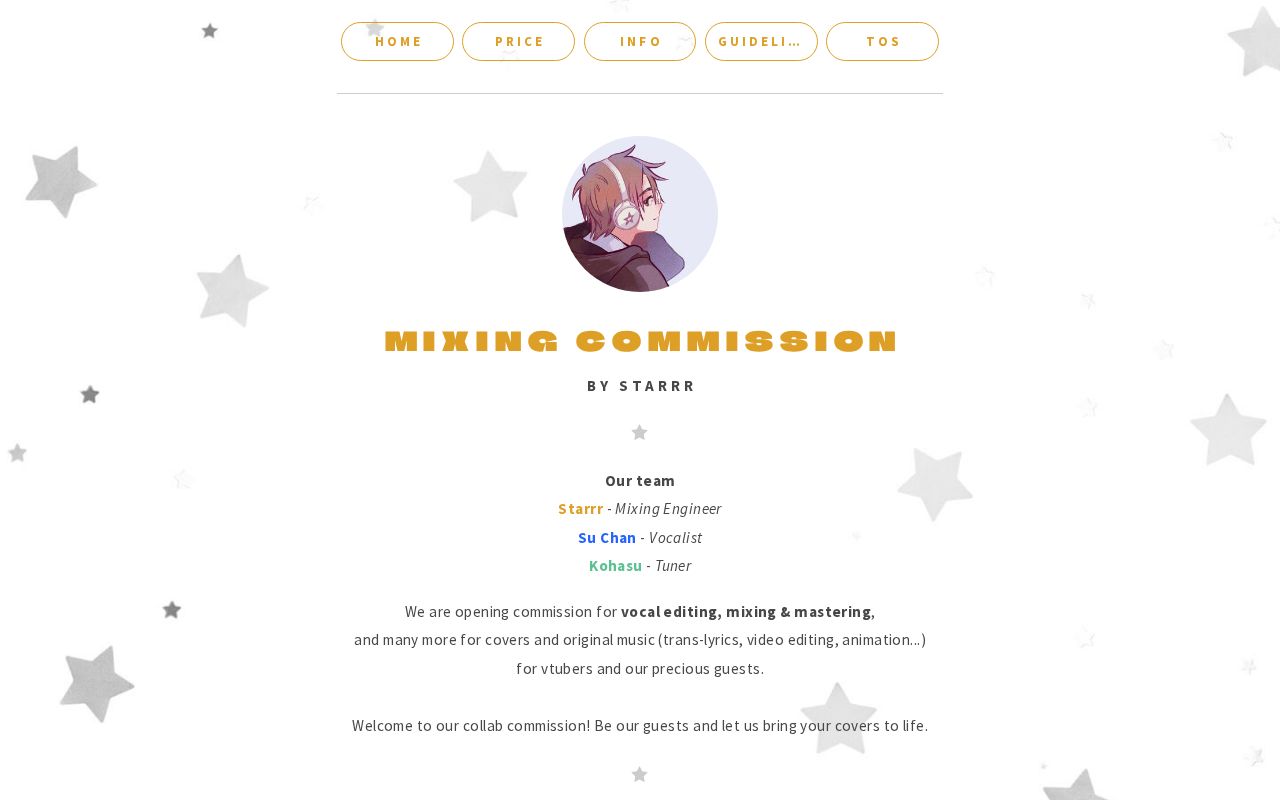 Starrr's Mixing Commision | En